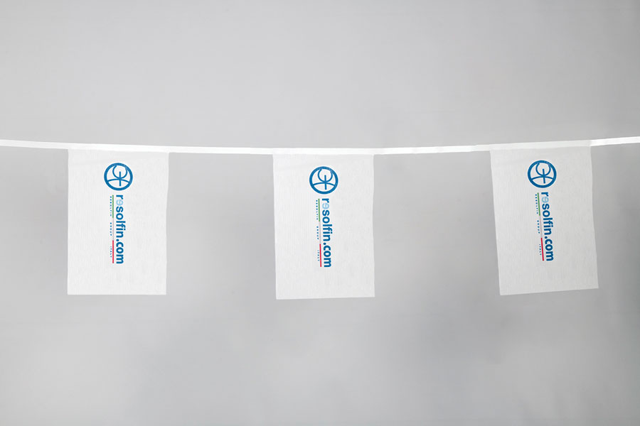 Vendita di bandierine e festoni personalizzati - Resolfin